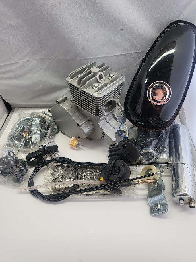 New BT100 3 Ring Piston Complete 100cc Motorized Bicycle Engine Kit ...