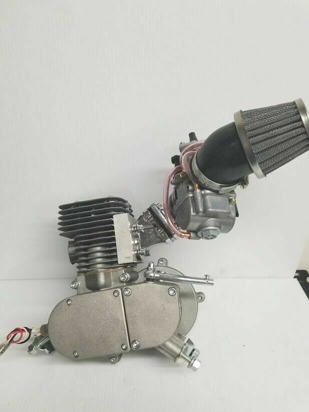 100CC Dio Reed Valve Window Piston Bicycle Engine Kit 21mm OKO Carbure ...